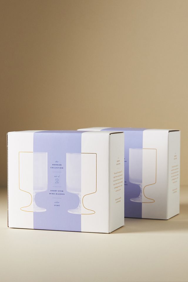 Morgan Short Wine Glasses, Set of 4 | AnthroHome