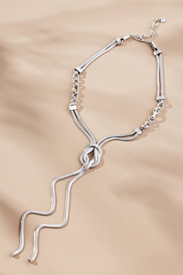 Knotted Lariat Necklace | Anthropologie