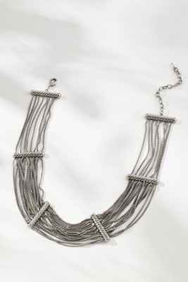 Layered Slinky Collar Necklace | Anthropologie