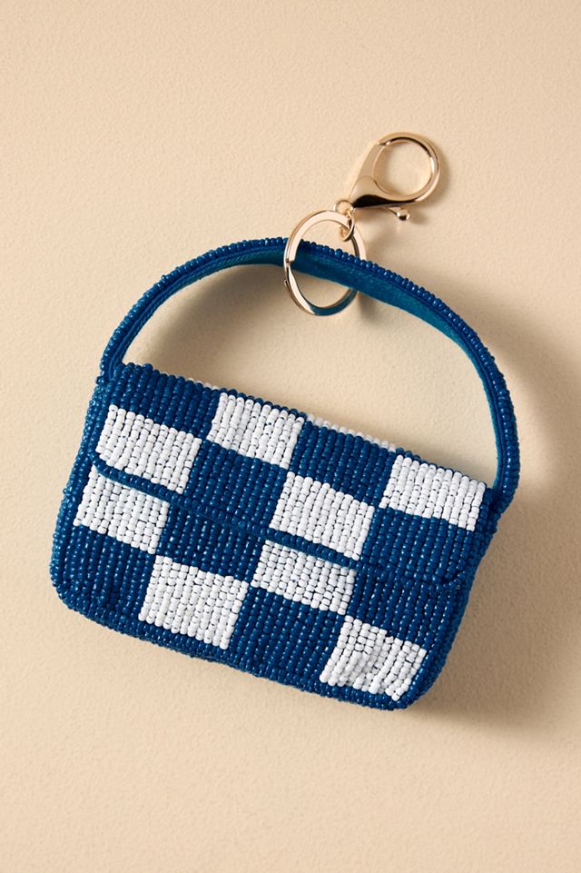 Mini Fiona Beaded Bag Charm | Anthropologie