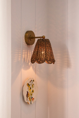 Kismet Woven Hanging Sconce | AnthroLiving