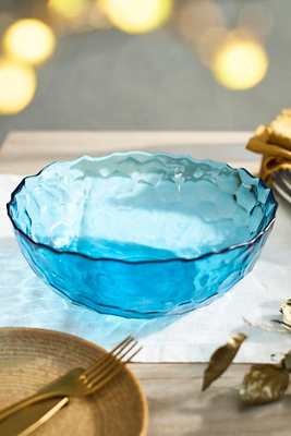 Wave Serving Bowl, Light Blue | Terrain
