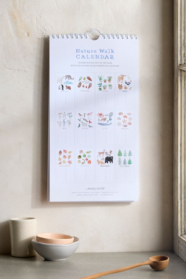 Nature Walk Perpetual Calendar | Terrain