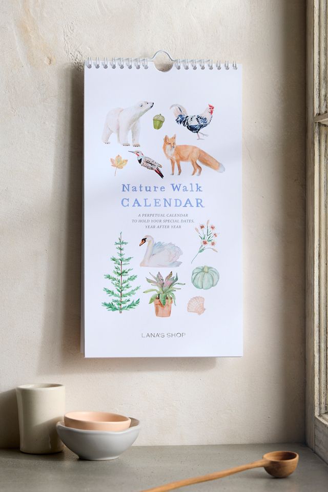 Nature Walk Perpetual Calendar | AnthroLiving