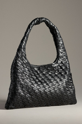 Walter Baker Women's Mini Haven Metallic Woven Leather Top Handle Bag ...