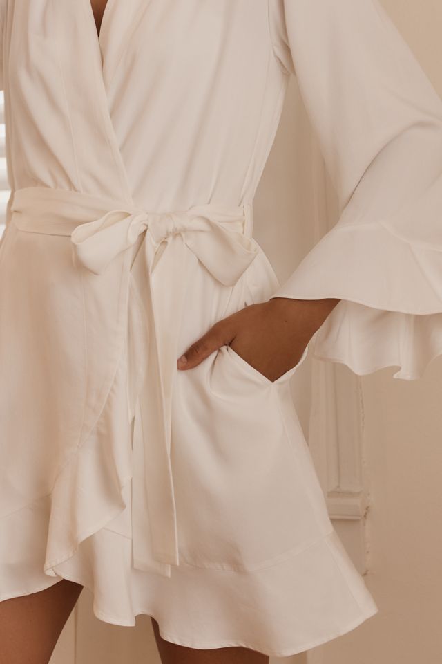 Half Asleep Ruffle Robe | Anthropologie