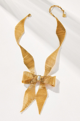 Chain Bow Necklace | Anthropologie UK