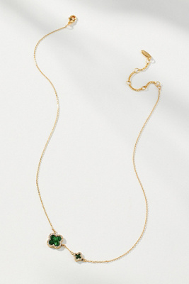 Double-Clover Necklace | Anthropologie