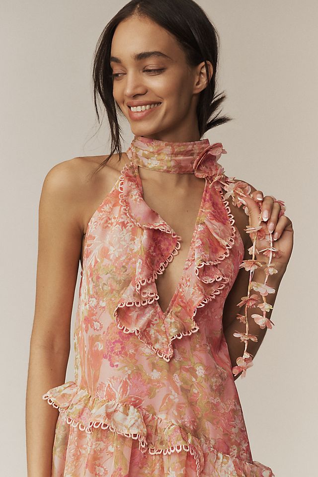 BHLDN Landon Organza 3D Ruffle Maxi Dress | Anthropologie BHLDN Landon Organza 3D Ruffle Maxi Dress | Anthropologie