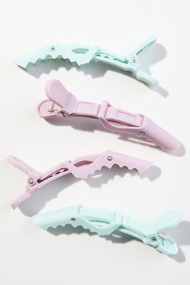 Crocodile Hair Clips, Set of 4 | Anthropologie