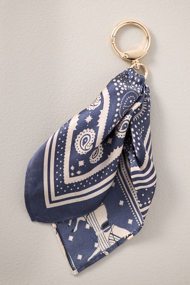Silk Scarf Bag Charm | Anthropologie