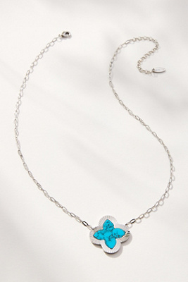 Stone Clover Necklace | Anthropologie