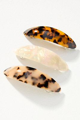 Resin Barrettes, Set of 3 | Anthropologie