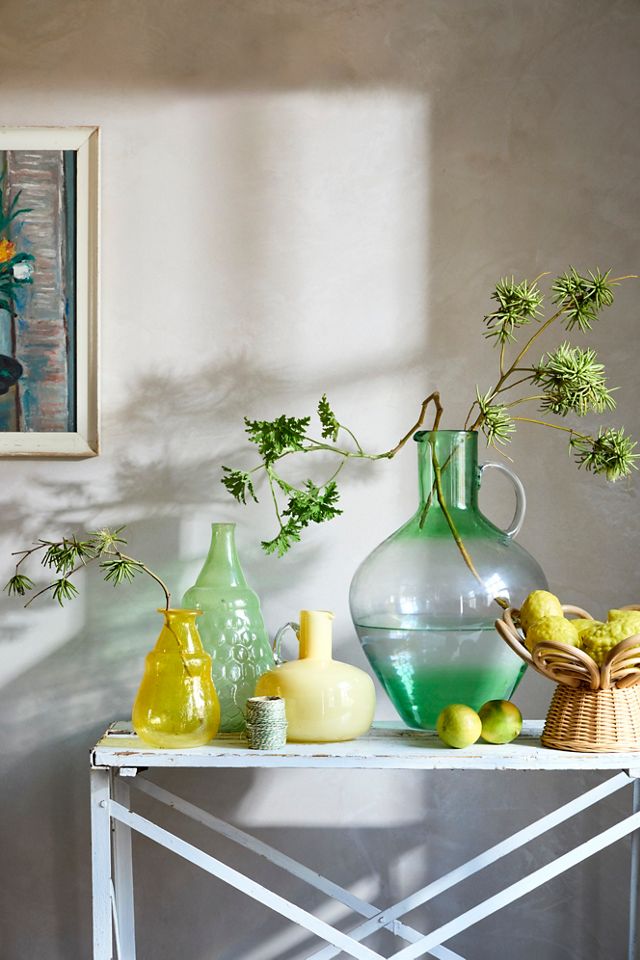 Handled Glass Vase, Extra Small | Terrain