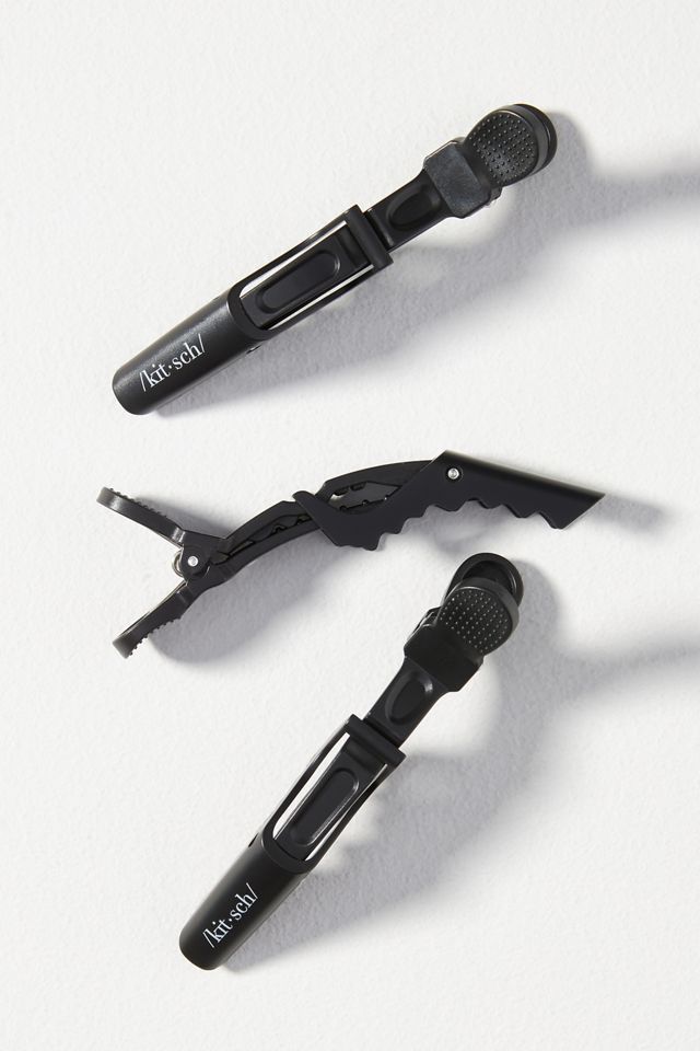 KITSCH No-Slip Croc Hair Clips, Set of 3 | Anthropologie