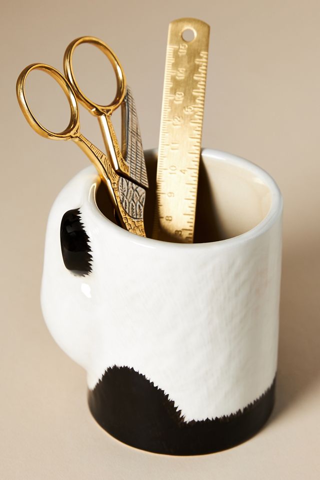 Quail Ceramics Animal Pencil Pot | Anthropologie