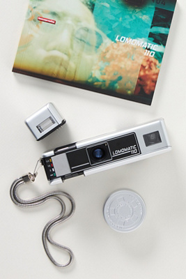 Lomography Lomomatic 110 Camera & Flash Metal | AnthroHome