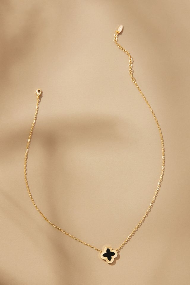 Small Clover Charm Necklace | Anthropologie