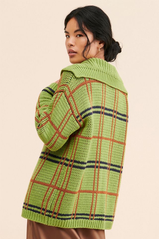 Callahan Bonnie Plaid Cardigan | Anthropologie