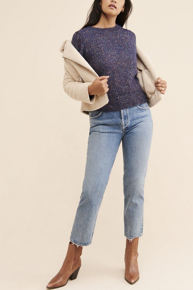 ASTR the Label Clara Puff Sleeve Sweater | Anthropologie
