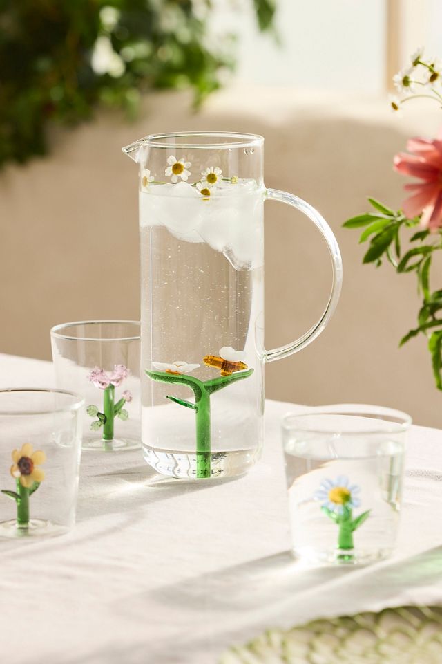 Bloom Glass Tumbler | Anthropologie