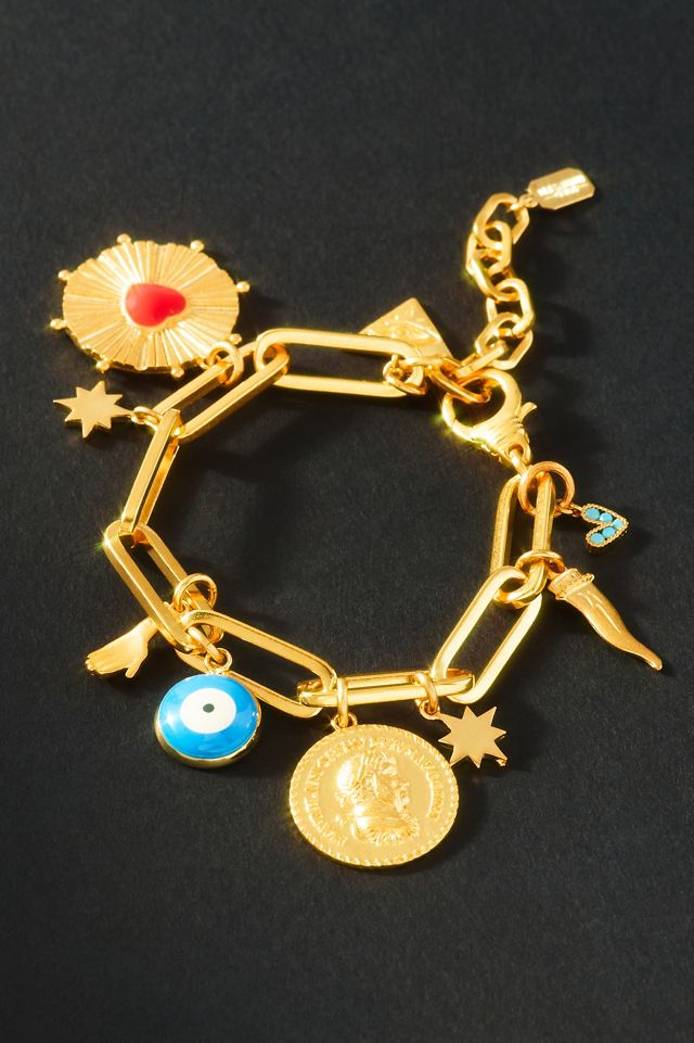 Elizabeth Cole Good Luck Charm Bracelet | Anthropologie