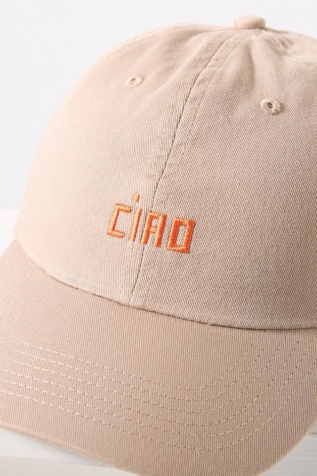 Clare V. Ciao Petite Embroidered Baseball Cap | Anthropologie