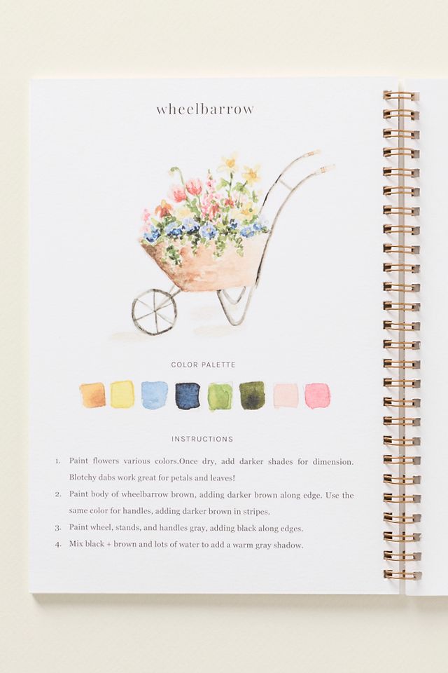 Emily Lex Studio Watercolor Workbook | Anthropologie