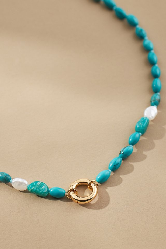 Beaded Charm Necklace | Anthropologie