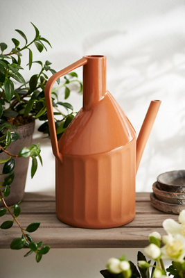 Textured Stoneware Watering Can | Terrain
