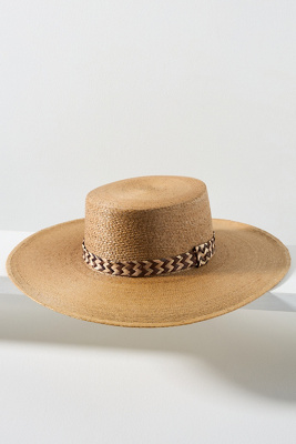 ASN Hats Athena Zigzag Straw Boater | Anthropologie