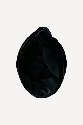 Julia Clancy Classic Madame Velour Hair Wrap In Black | ModeSens