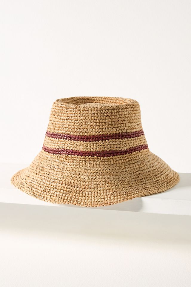 Wyeth Raffia Straw Bucket Hat | Anthropologie