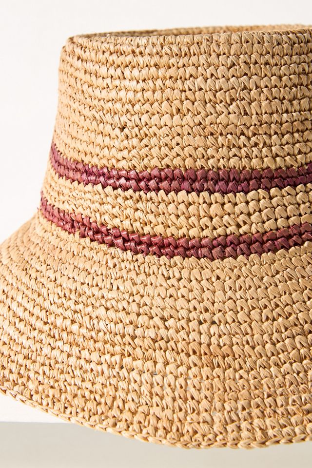Wyeth Raffia Straw Bucket Hat | Anthropologie