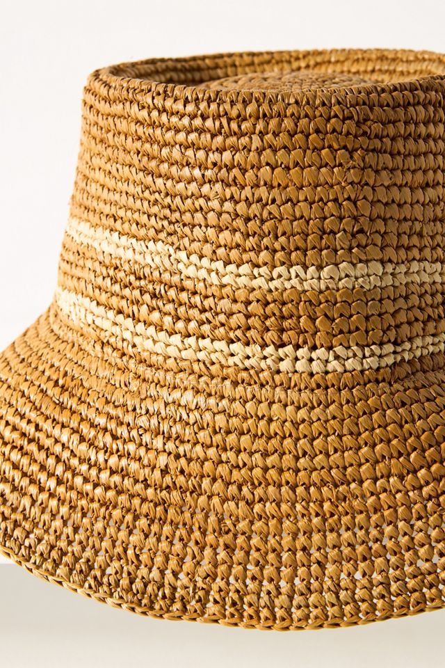 Wyeth Raffia Straw Bucket Hat | Anthropologie UK