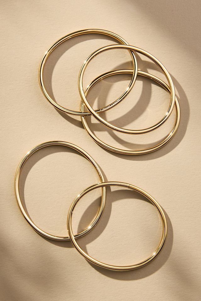 Jenny Bird Dane Bangle Bracelets, Set of 5 | Anthropologie