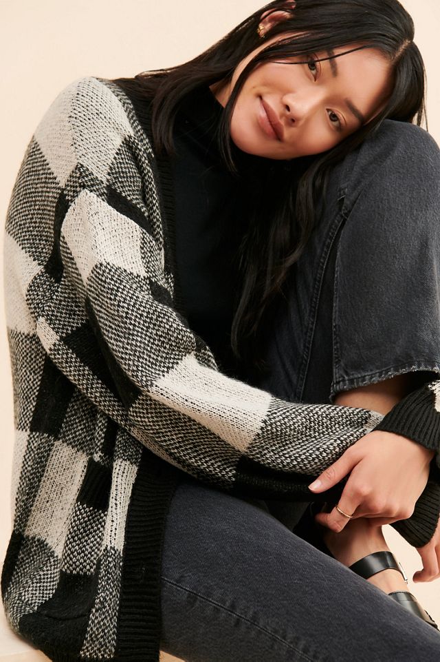 Vigoss Gingham Cardigan | Anthropologie