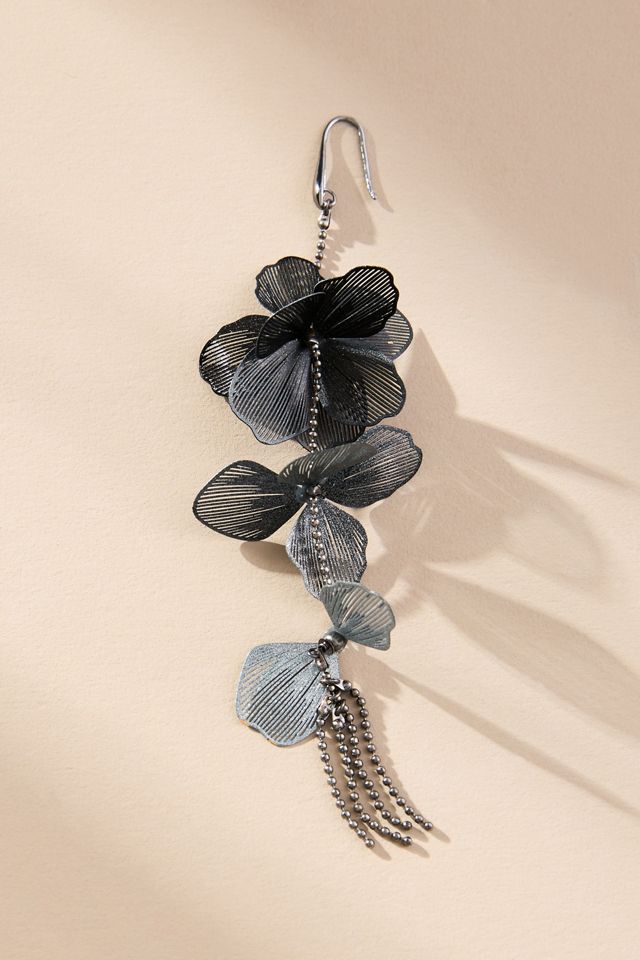 Turned Down Flower Drop Earrings | Anthropologie