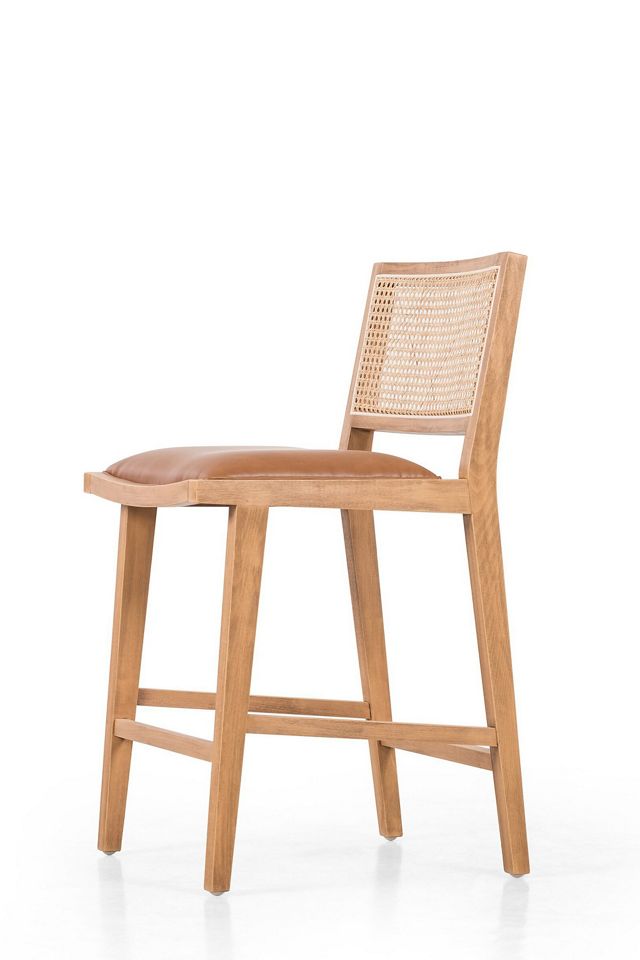 Sage Beech Wood Counter Stool | AnthroHome