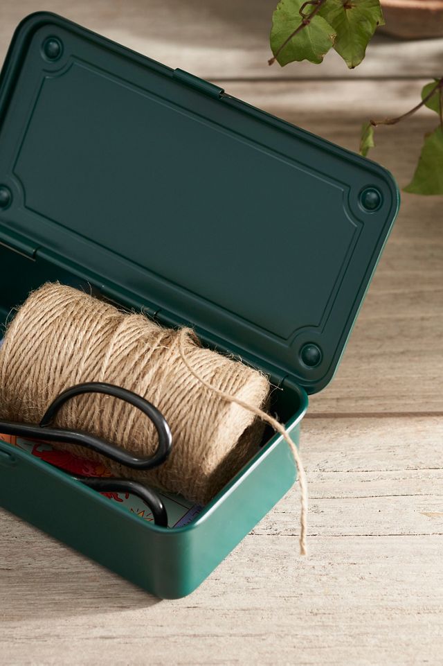 Toyo Steel Mini Seed Storage Box, Emerald | AnthroHome