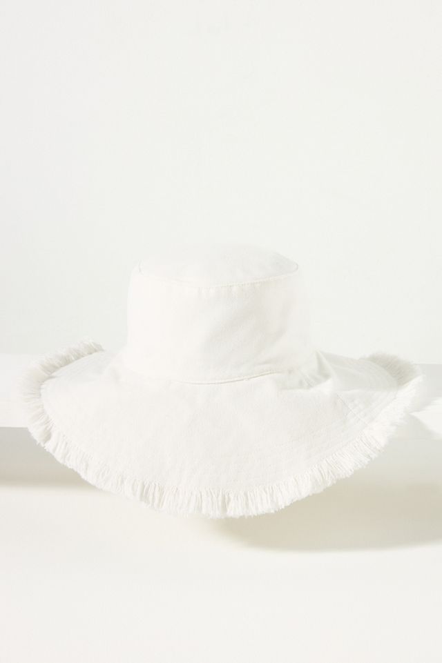 Frayed Edge Bucket Hat | Anthropologie
