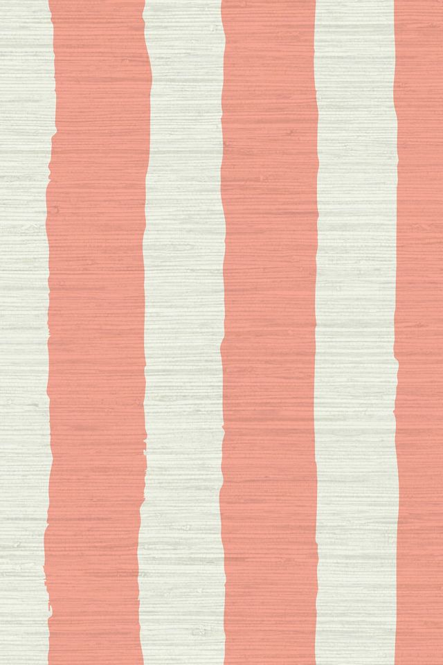 Sunday Social Club Under the Boardwalk Striped Grasscloth Wallpaper ...