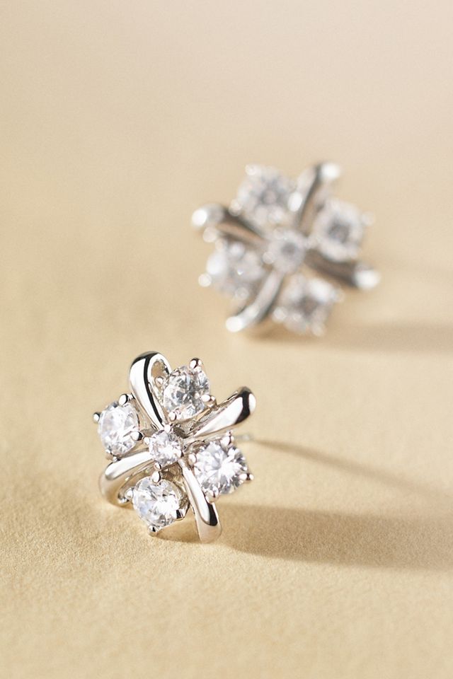 NADRI Crystal Cluster Stud Earrings | Anthropologie
