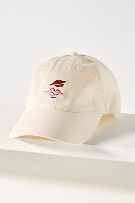 Frasier Sterling Lips Baseball Cap | Anthropologie