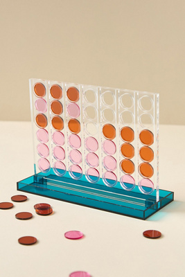 Four In A Row Acrylic Tabletop Game | AnthroHome