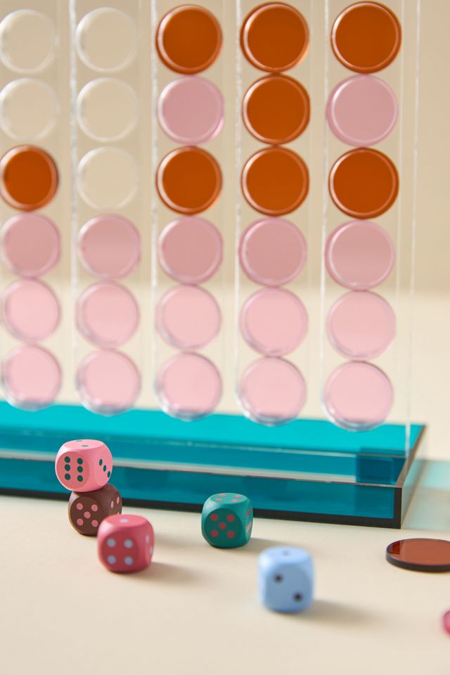Four In A Row Acrylic Tabletop Game | AnthroHome