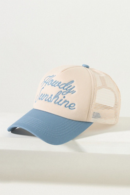 Worn/West Howdy Sunshine Trucker Hat | Anthropologie