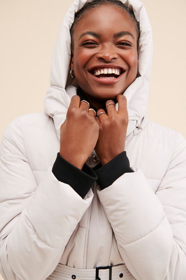 NVLT Hooded Long Puffer Coat | Anthropologie