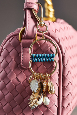 Nautical Shell Bag Charm | Anthropologie