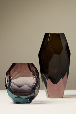 Mira Cut Glass Vase | AnthroHome